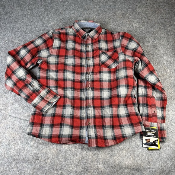 Grit Iron Workwear | Shirts | Grit Iron Workwear Fleece Lined Flannel ...